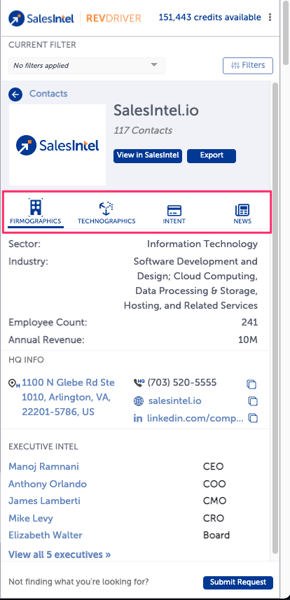 Use SalesIntel RevDriver+ – SalesIntel Support Center